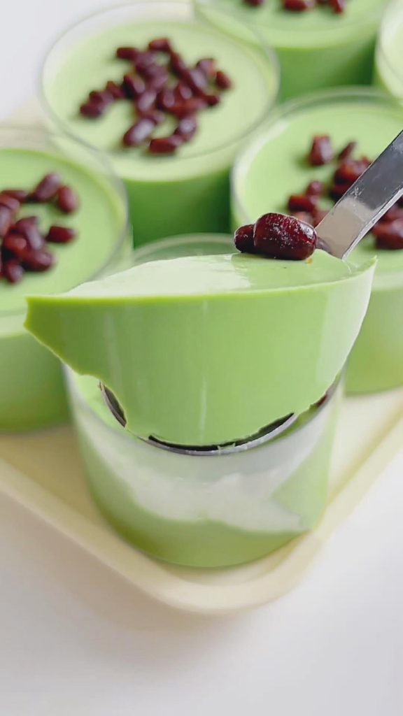 Silky Matcha Panna Cotta (No-Bake!) - Cooking With Chun