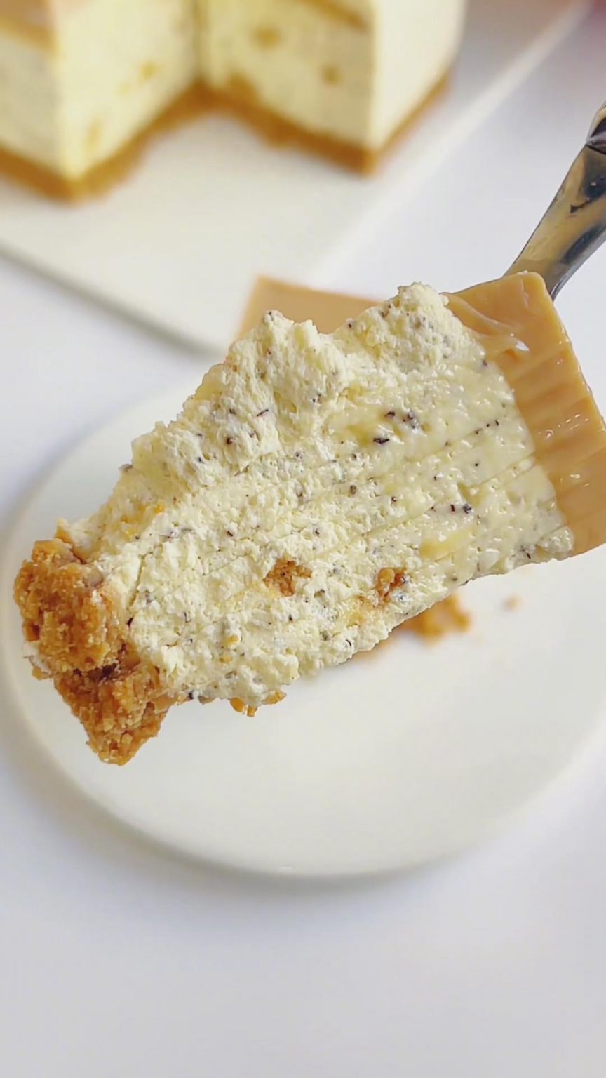 No-Bake Earl Grey Mousse Cheesecake - Cooking With Chun