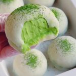 Matcha Cream Cheese Daifuku (Soft & Chewy Mochi Treat) - Cooking With Chun