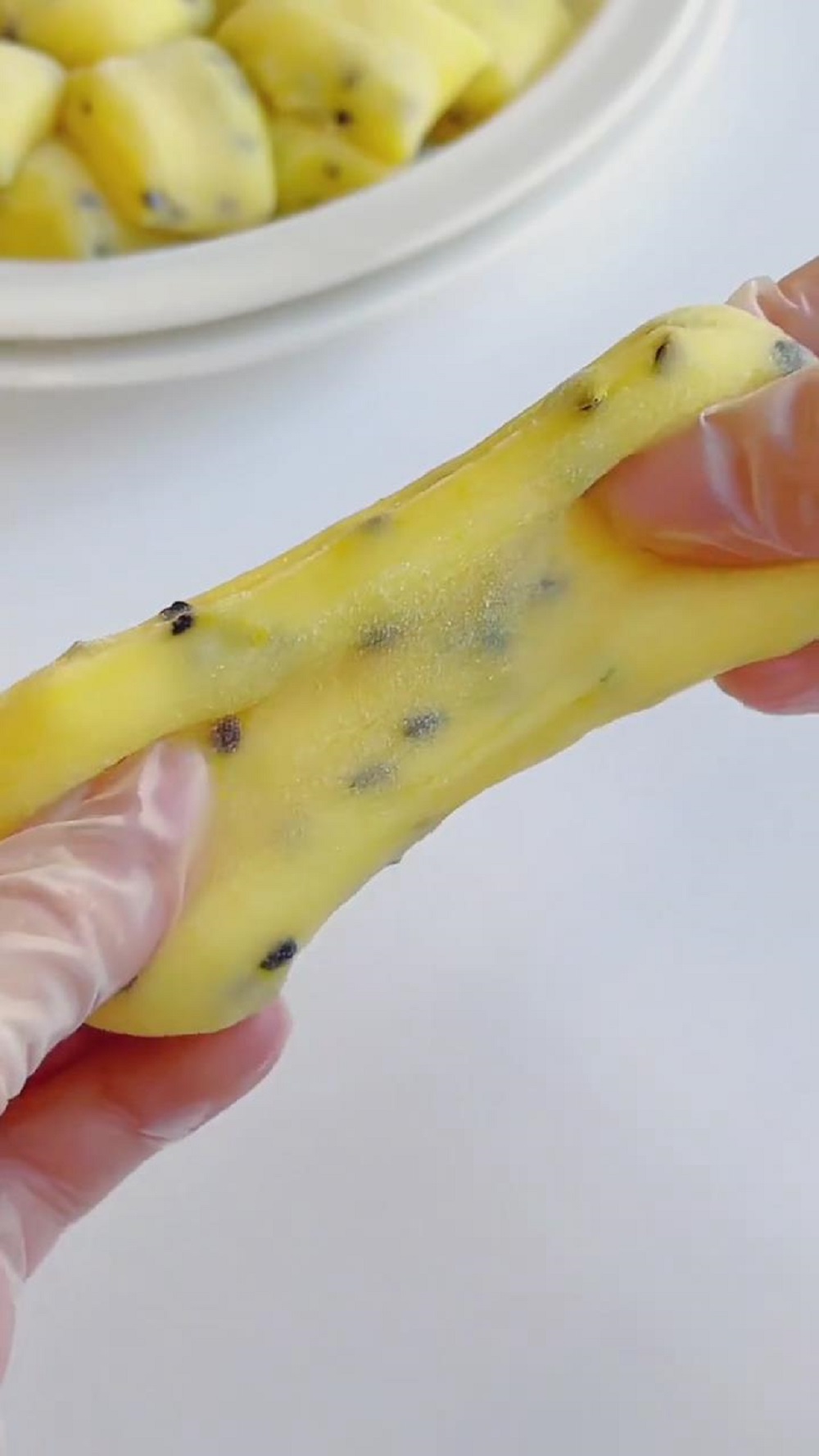 Passionfruit Mochi (No Bake, No Fail!) - Cooking With Chun