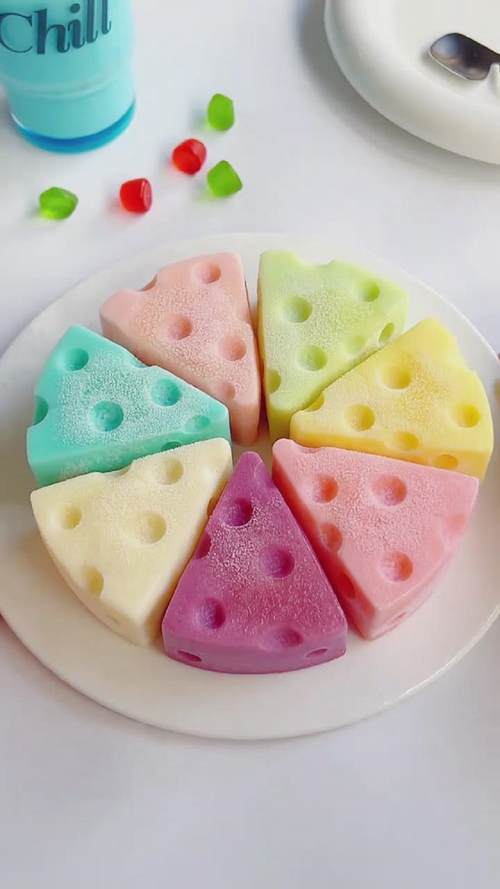 Easy Multi-Flavor Rainbow Mousse Recipe - Cooking With Chun