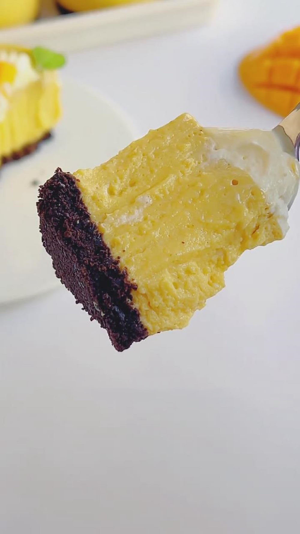 Mango Cheesecake Mousse Cups (No-Bake, Easy & Elegant) - Cooking With Chun