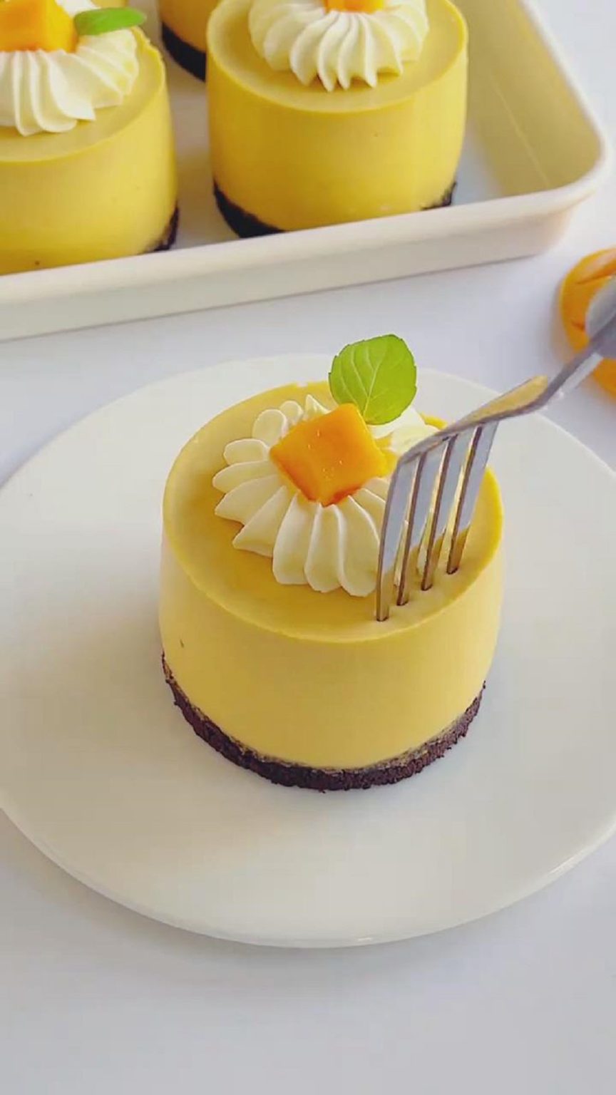 Mango Cheesecake Mousse Cups (No-Bake, Easy & Elegant) - Cooking With Chun