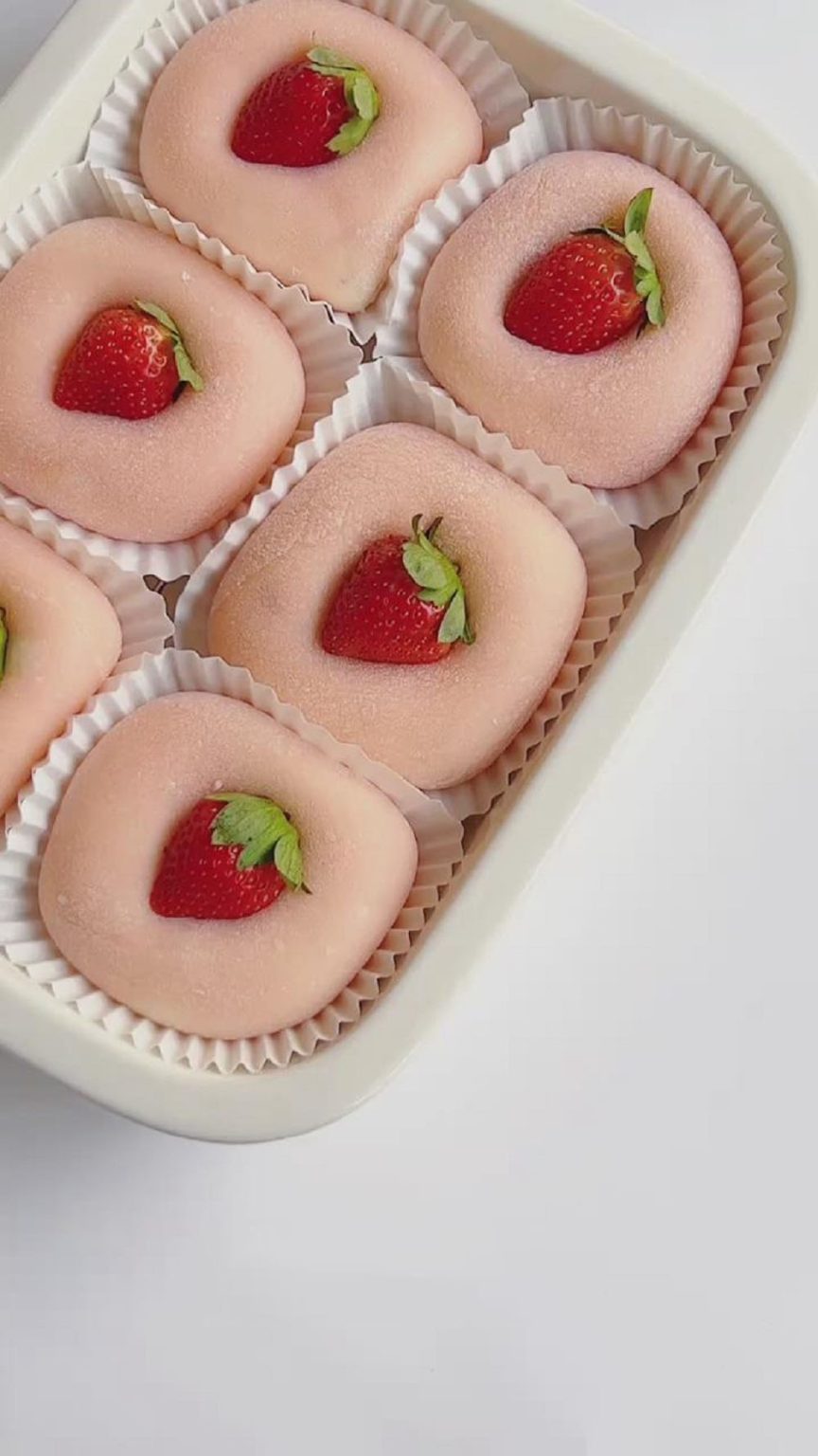 Strawberry Mochi Recipe (Japanese Daifuku Style) - Cooking With Chun