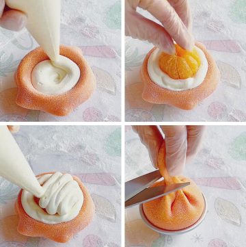 Easy Orange Daifuku Recipe | Homemade Mandarin Mochi Dessert - Cooking ...