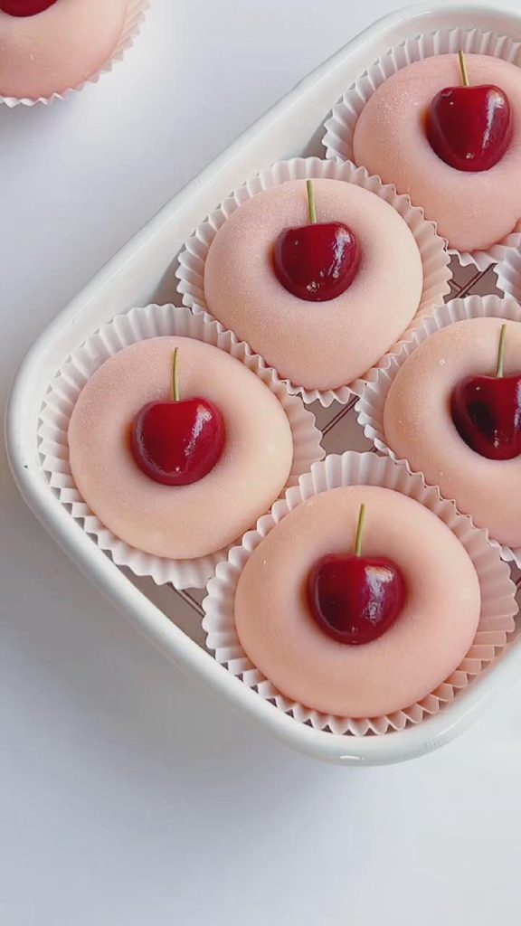 Cherry Mochi Recipe (Only a Few Ingredients!) - Cooking With Chun