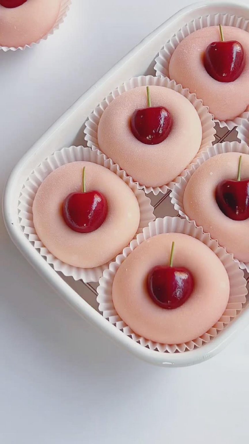 Cherry Mochi Recipe (Only a Few Ingredients!) - Cooking With Chun