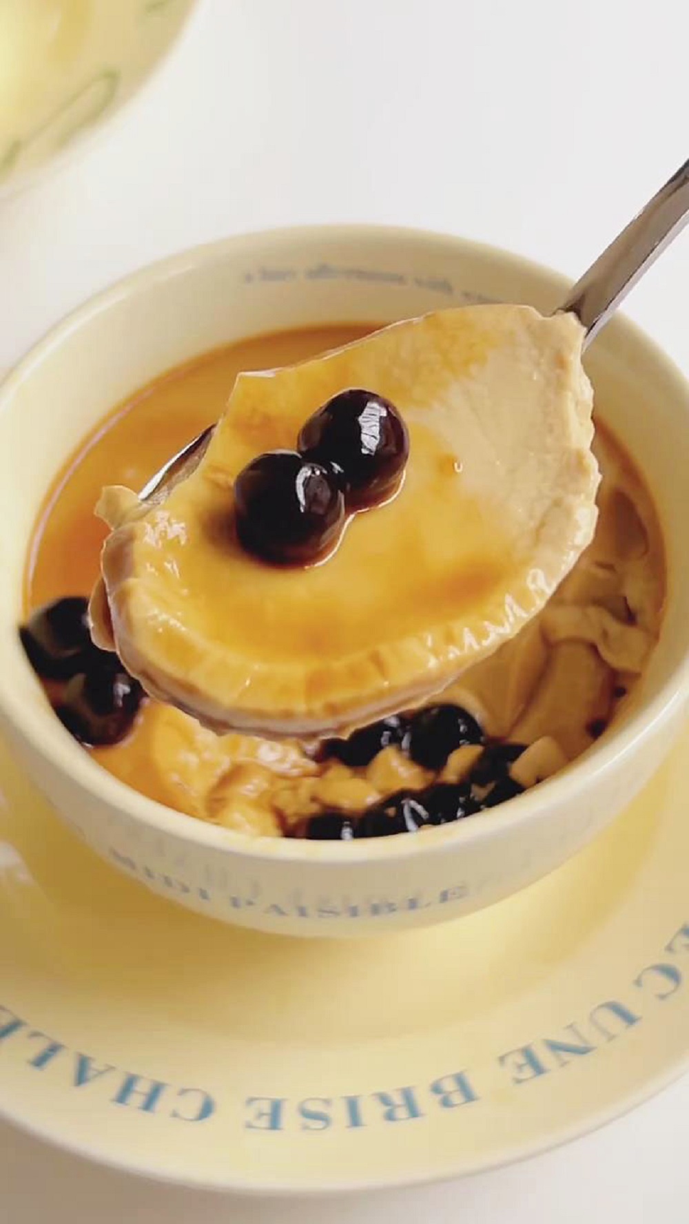 Stewed Brown Sugar Milk Pudding - Cooking With Chun