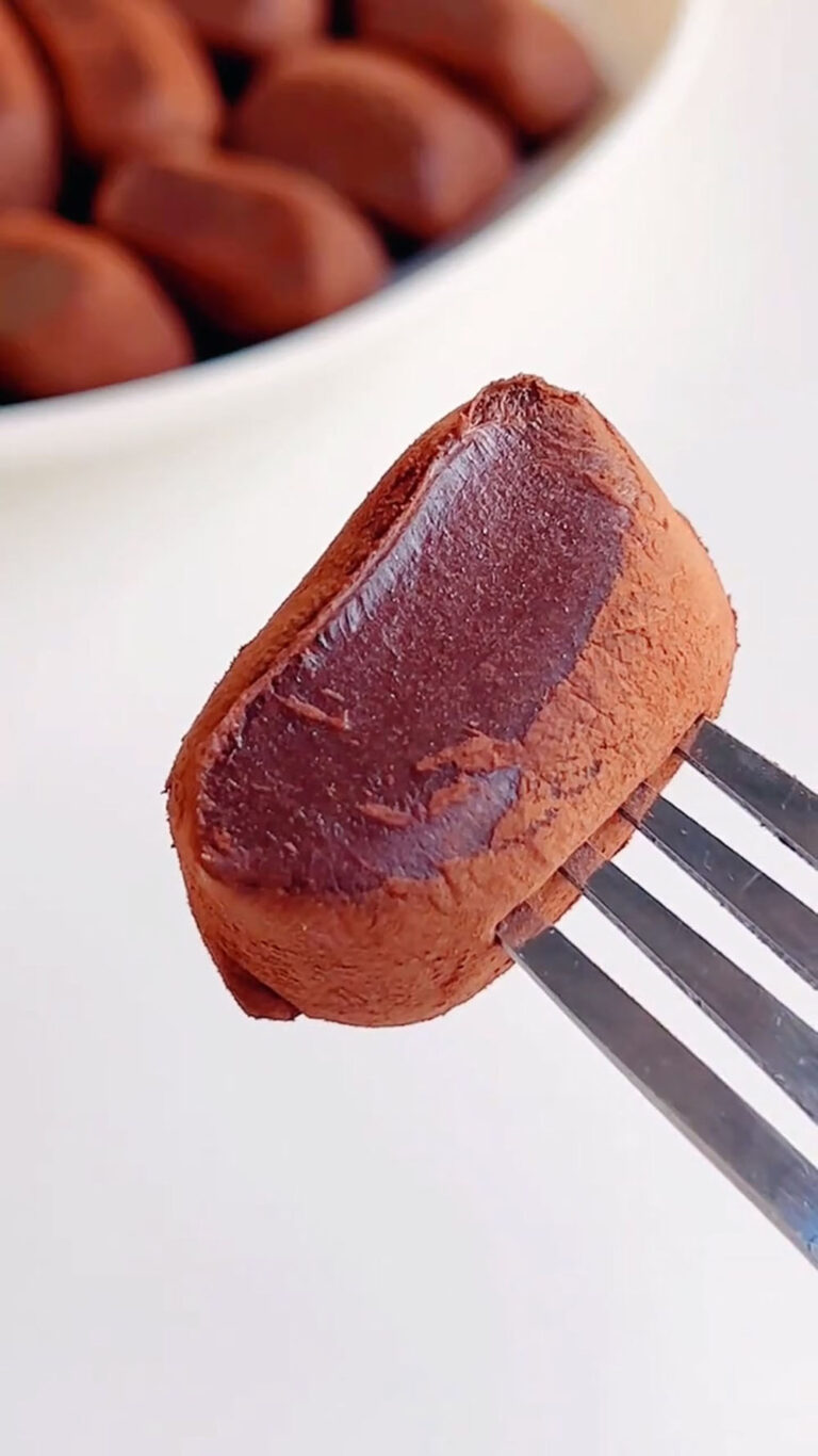 No-Bake Chocolate Mochi (Chewy & Delicious!) - Cooking With Chun