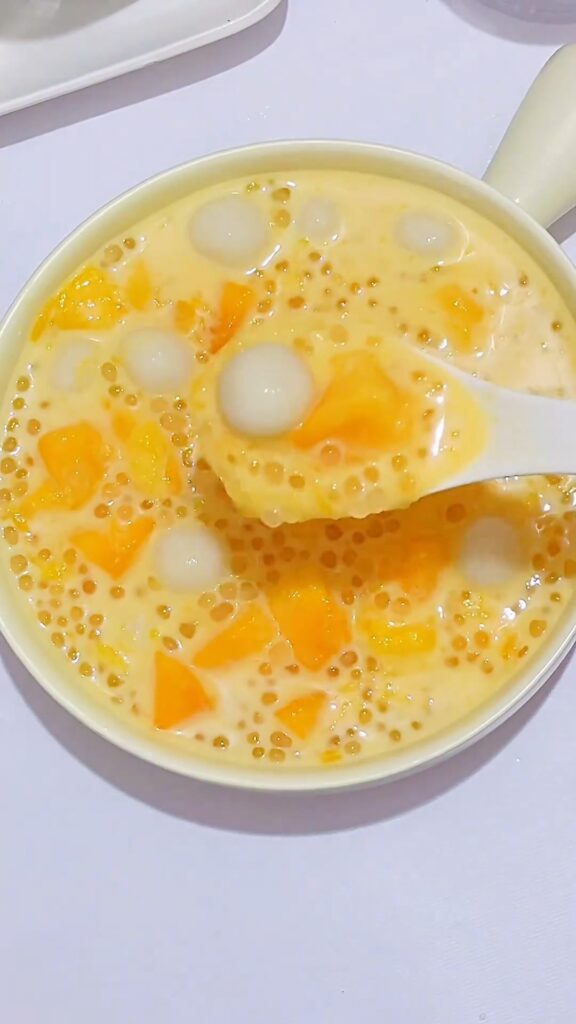 Homemade Mango Sago (Better Than Dessert Shops!) - Cooking With Chun